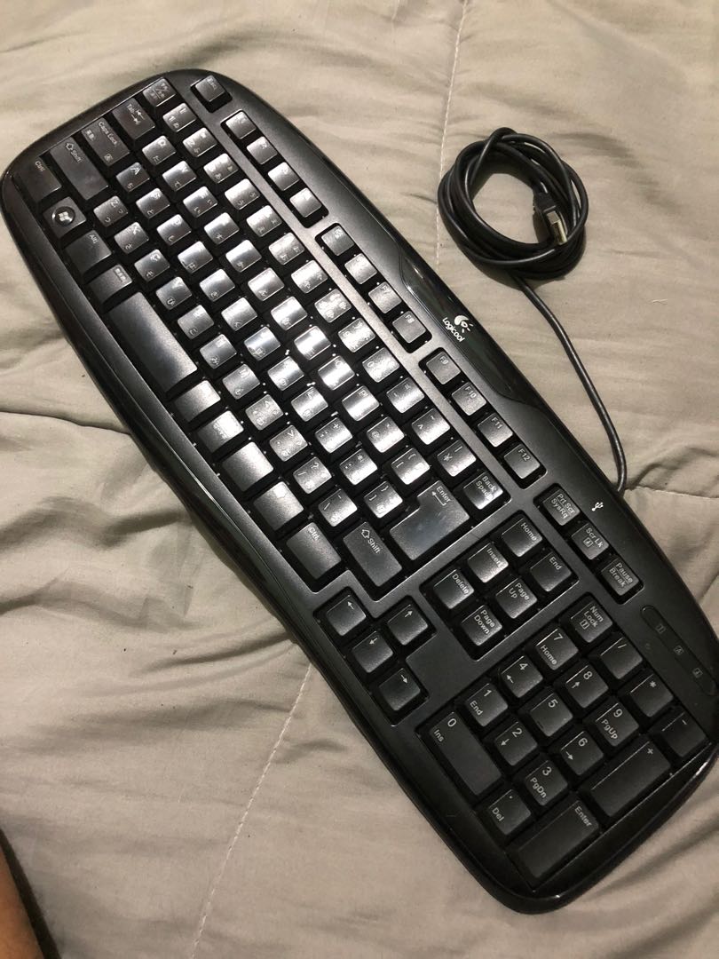 Logitech logicool japan classic keyboard 200, Computers & Tech, Parts ...