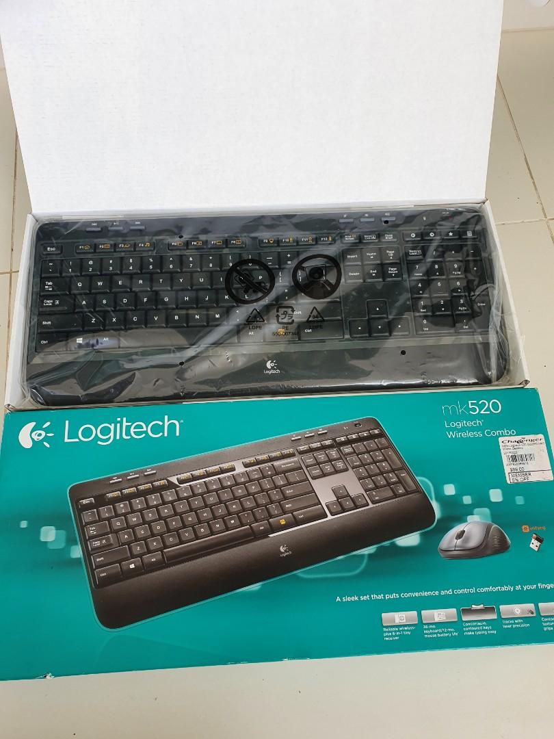 Logitech Wireless Keyboard Mk520 Computers And Tech Parts And Accessories Computer Keyboard On