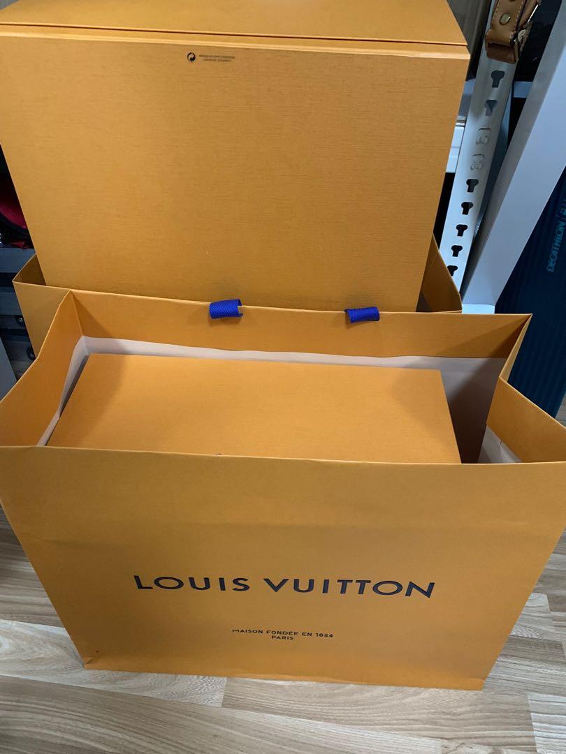 Louis Vuitton Paper Bag and boxes, Furniture & Home Living, Home ...