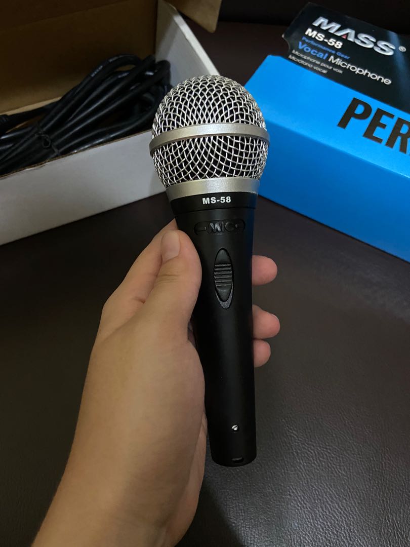 Mass MS-58 Vocal Microphone, Audio, Microphones on Carousell