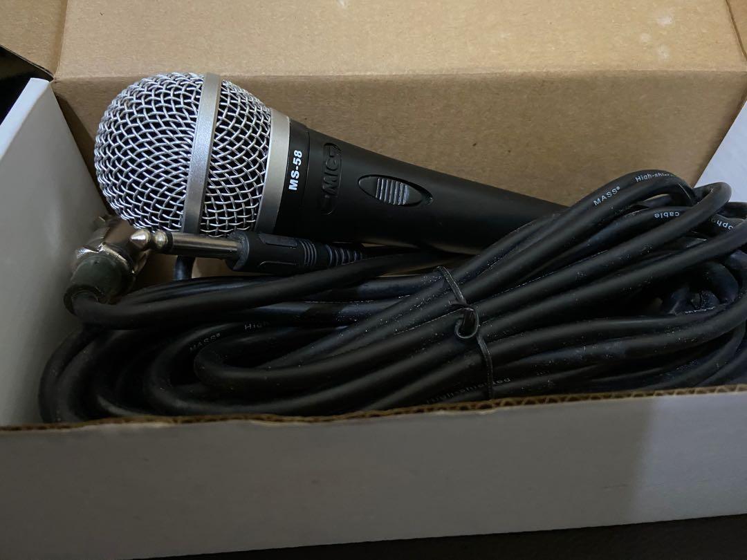 Mass MS-58 Vocal Microphone, Audio, Microphones on Carousell