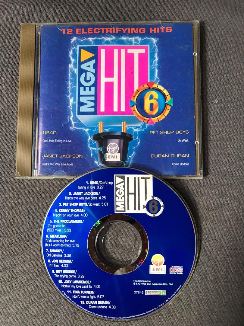 MEGA HIT 6, Hobbies & Toys, Music & Media, CDs & DVDs on Carousell