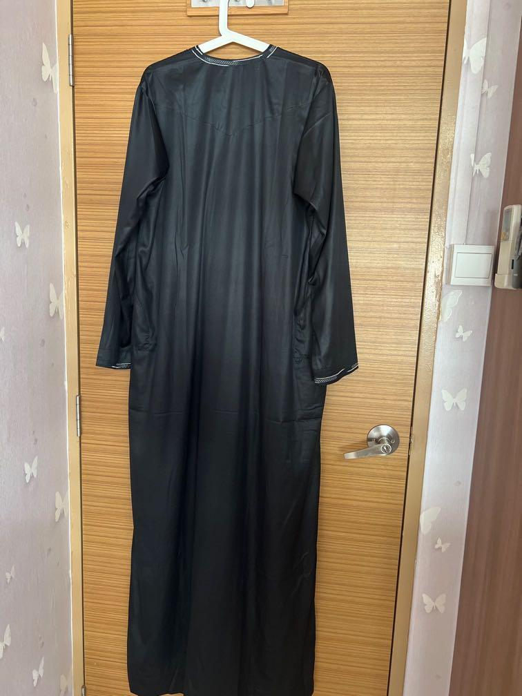 Mens Black Jabah 60, Men's Fashion, Muslim Wear, Jubahs on Carousell