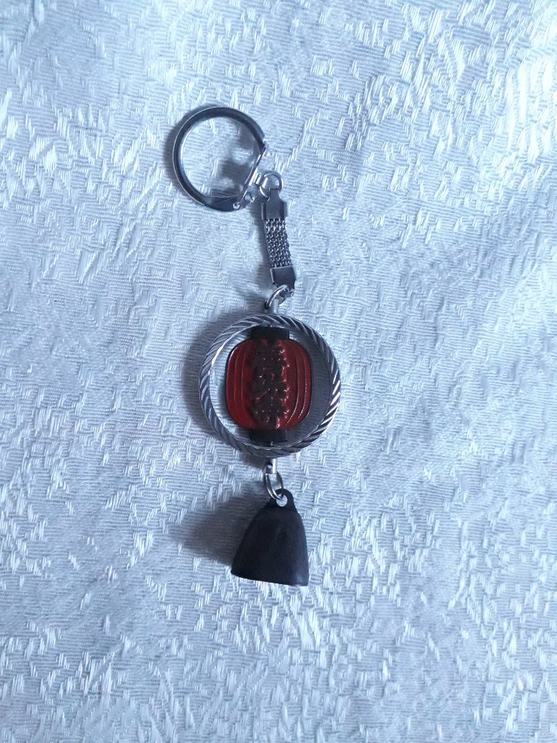 Metal Keychain with Bell of Temple and Lantern, Hobbies & Toys ...