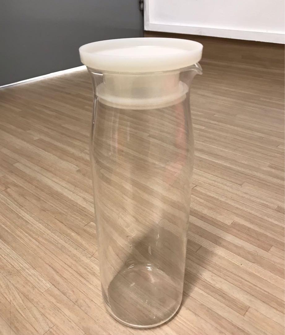 MUJI Heat Proof Glass Pitcher, Furniture & Home Living, Kitchenware ...
