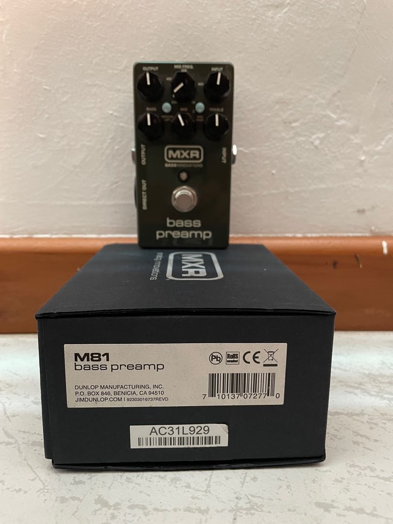 MXR Bass preamp M81, Hobbies & Toys, Music & Media, Music Accessories ...