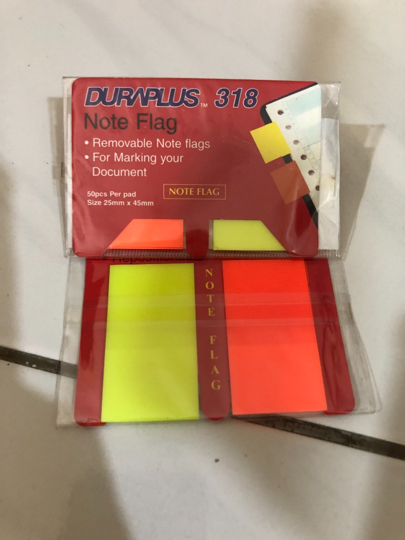 Note Flag (large), Hobbies & Toys, Stationery & Craft, Other Stationery ...