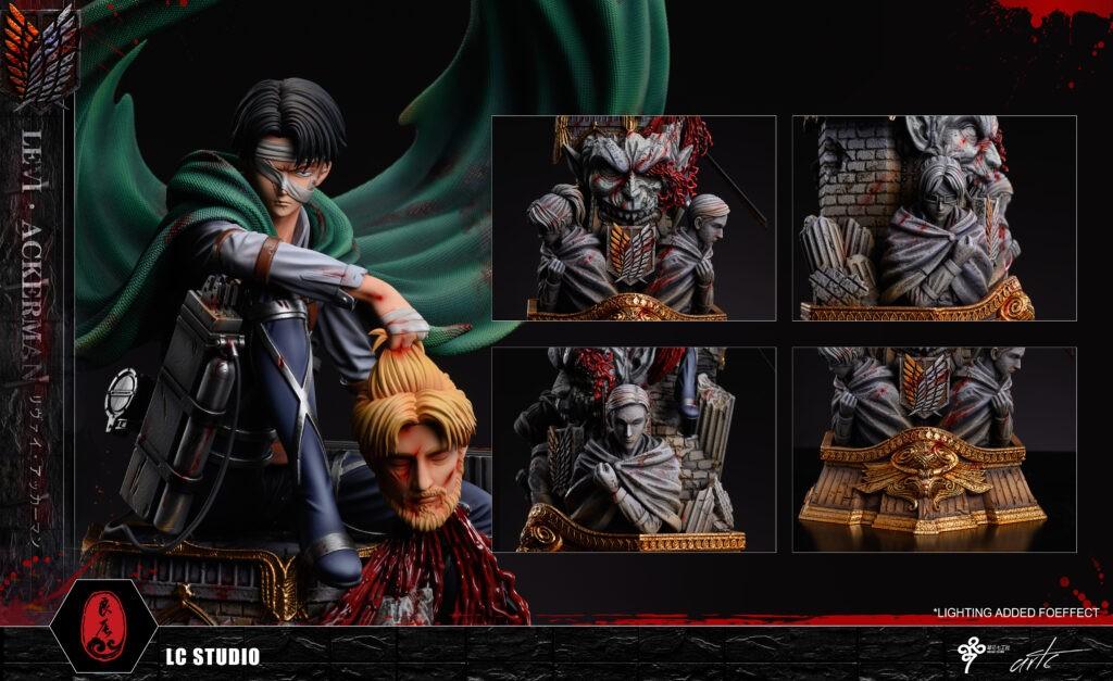 [Overseas Stock] Attack On Titan LC Studio Levi Ackerman vs Zeke -AOT ...