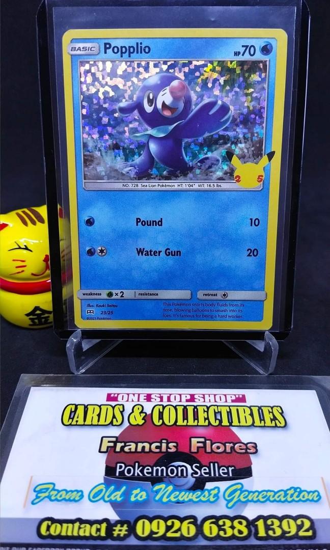Pokemon Card - POPPLIO #23 - HOLO (McDONALD'S COLLECTION) YEAR 2021 ...