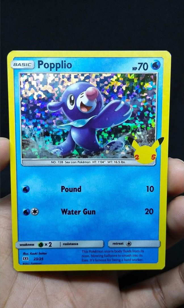 Pokemon Card - POPPLIO #23 - HOLO (McDONALD'S COLLECTION) YEAR 2021 ...