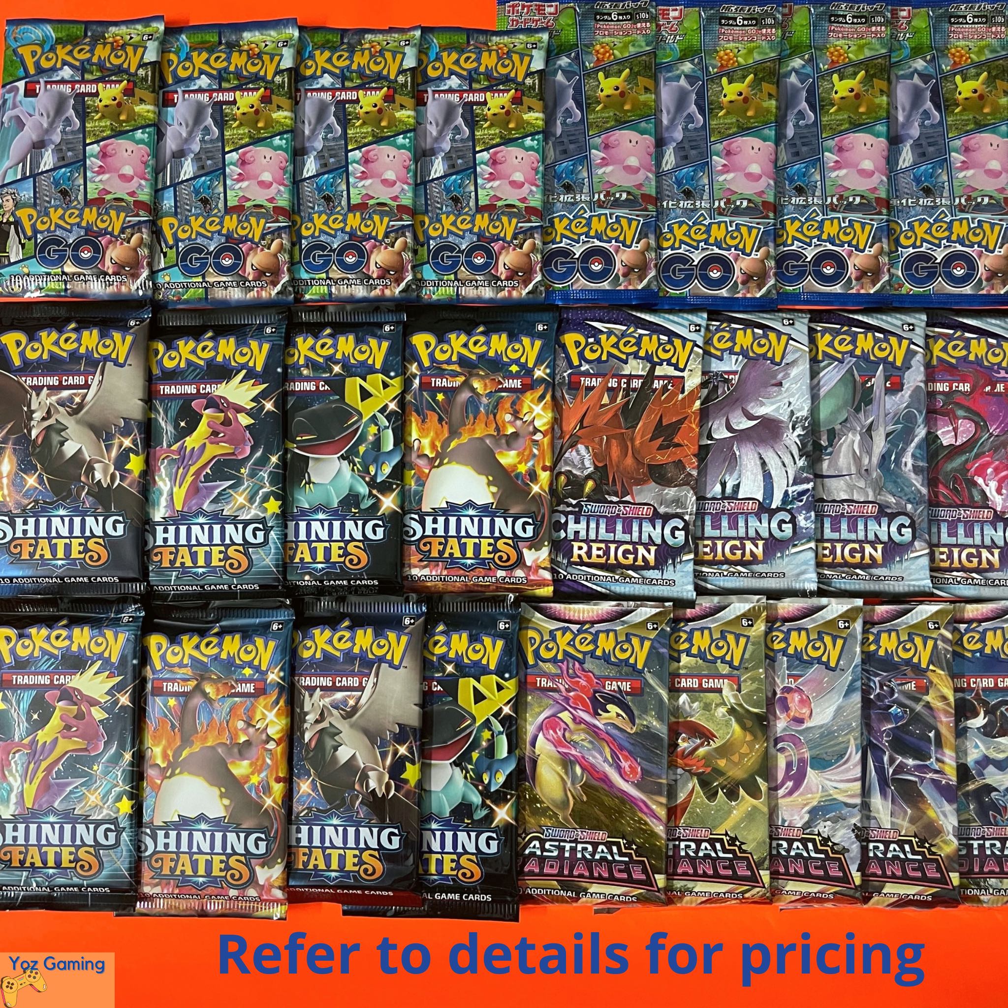 Pokemon TCG SWSH Silver Tempest/ Pokemon Go/ Astral Radiance/ Lost ...