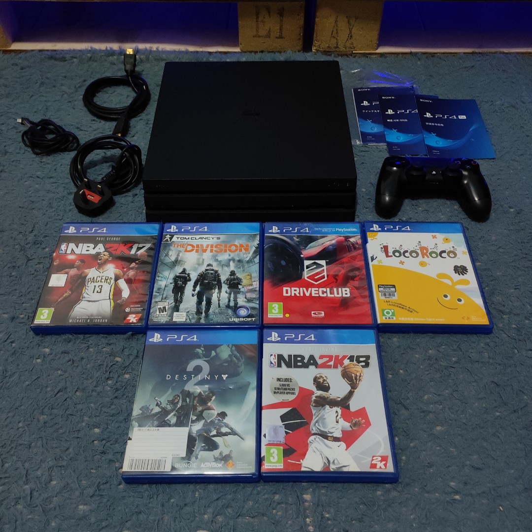 PS4 PRO 4K HDR, Video Gaming, Video Game Consoles, PlayStation on Carousell