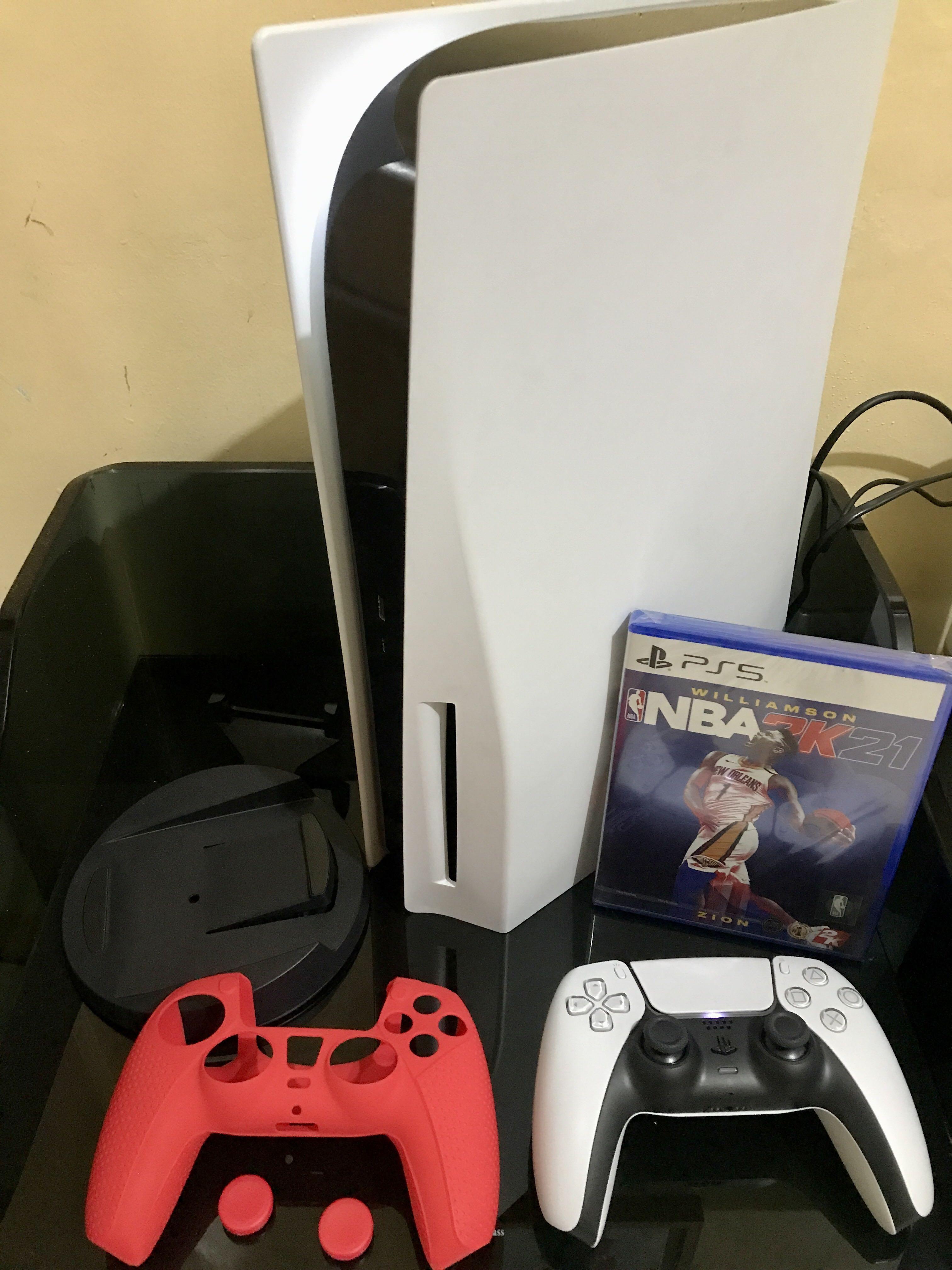 Ps5 with game, Video Gaming, Video Game Consoles, PlayStation on Carousell