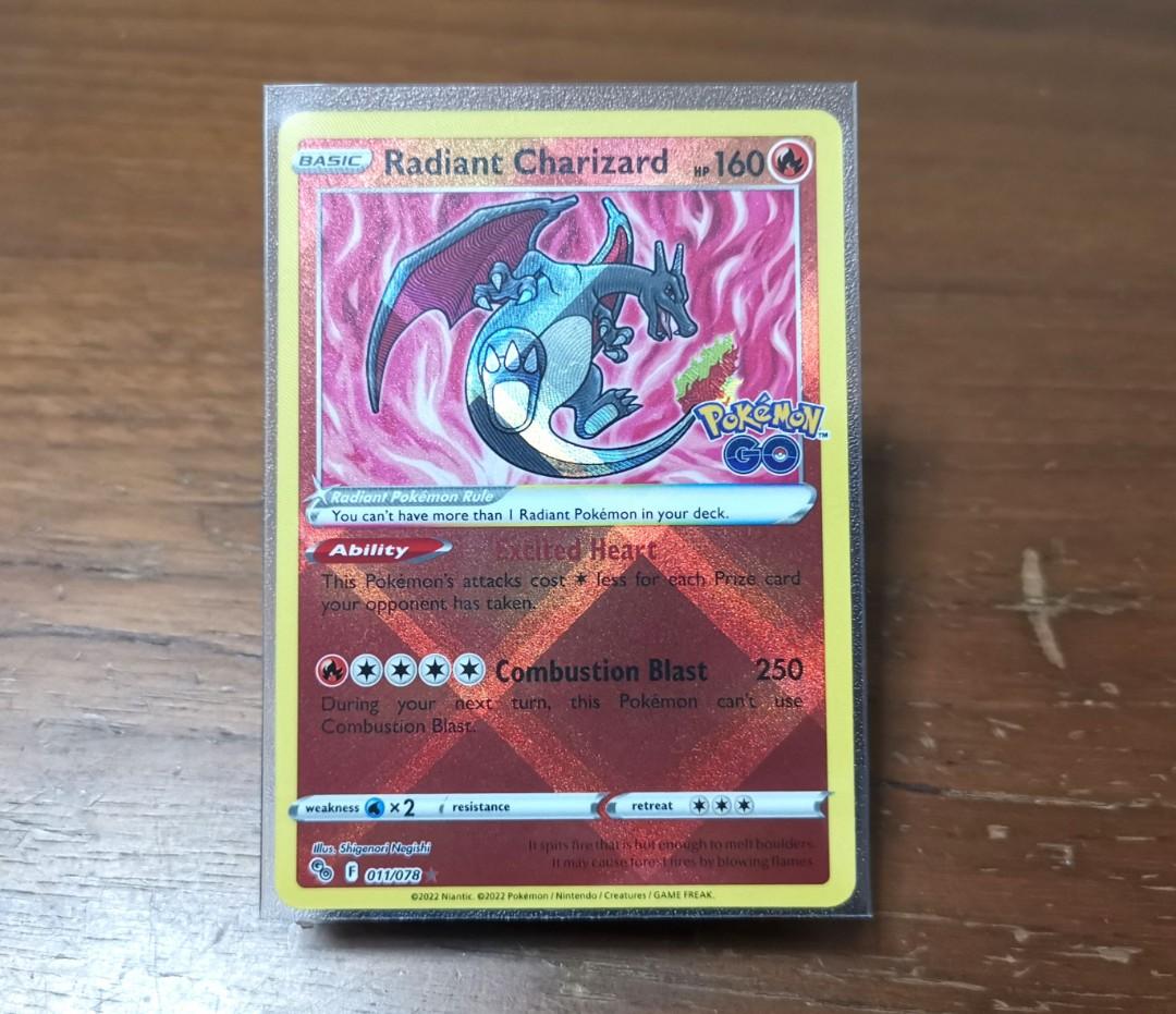 Radiant Charizard - Pokemon Go TCG, Hobbies & Toys, Toys & Games on ...