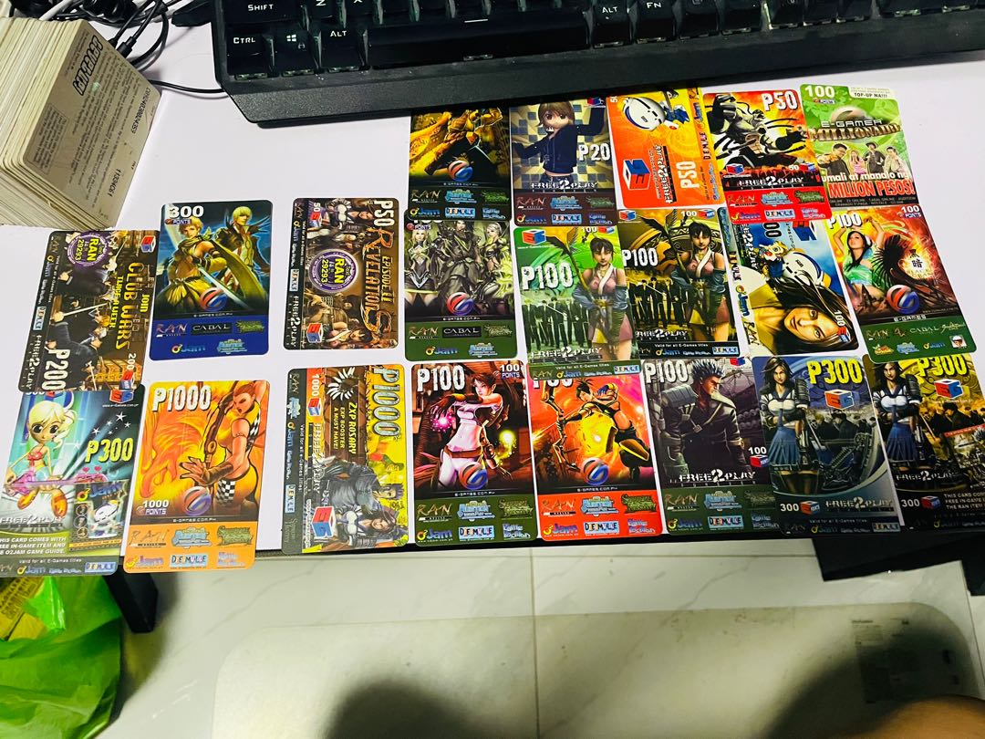 Ran online cards used perfect condition, Hobbies & Toys, Memorabilia ...