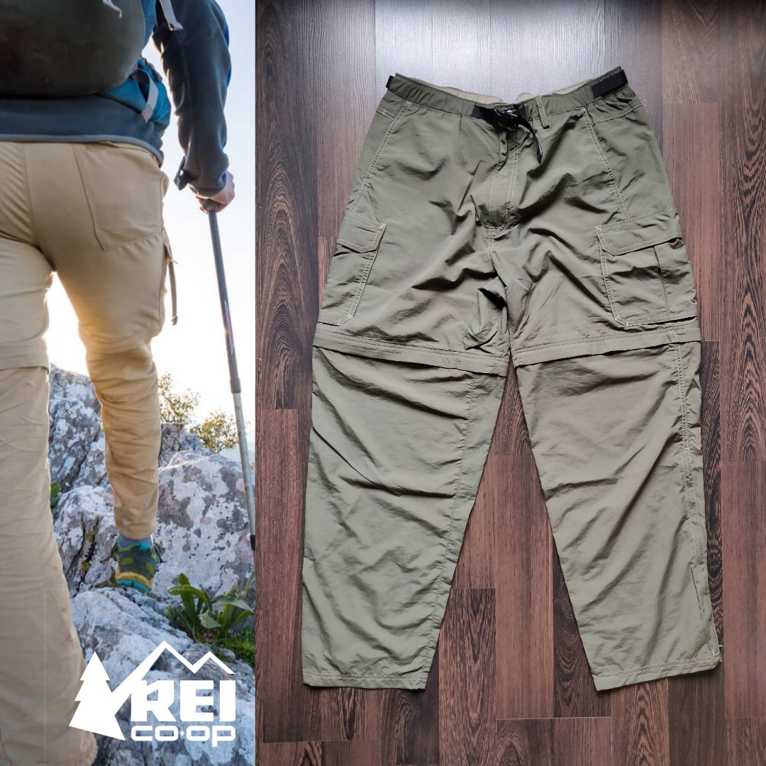 REI OUTDOOR APPAREL | Convertible Trek Pants, Men's Fashion, Activewear ...