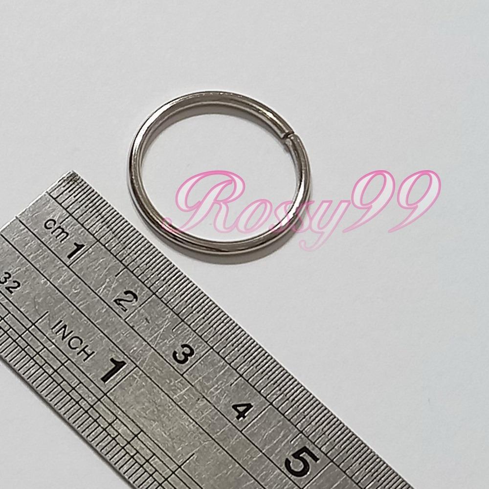 Ring Bulat Besi Nikel 2cm Tebal 2mm Ring Gantungan Kunci Keychain ...