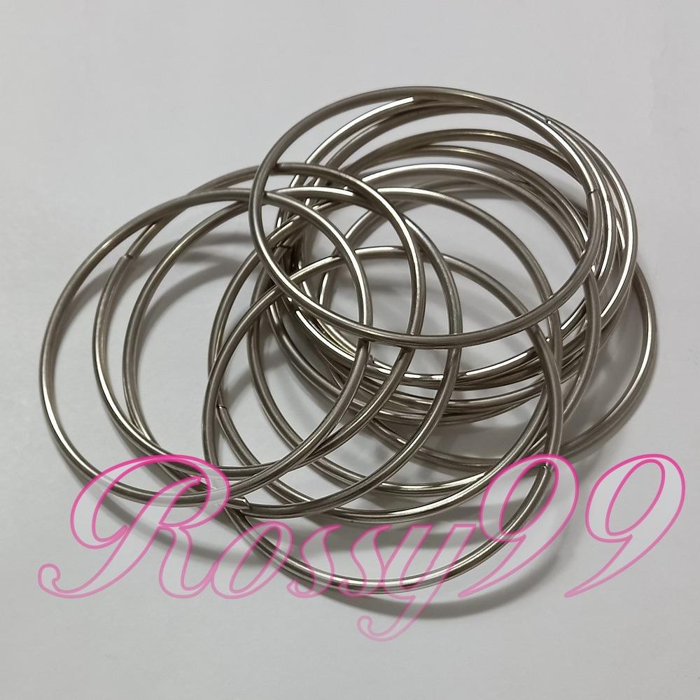Ring Bulat Besi Nikel 9cm Tebal 4mm Aksesoris Gantungan Tas Keychain ...