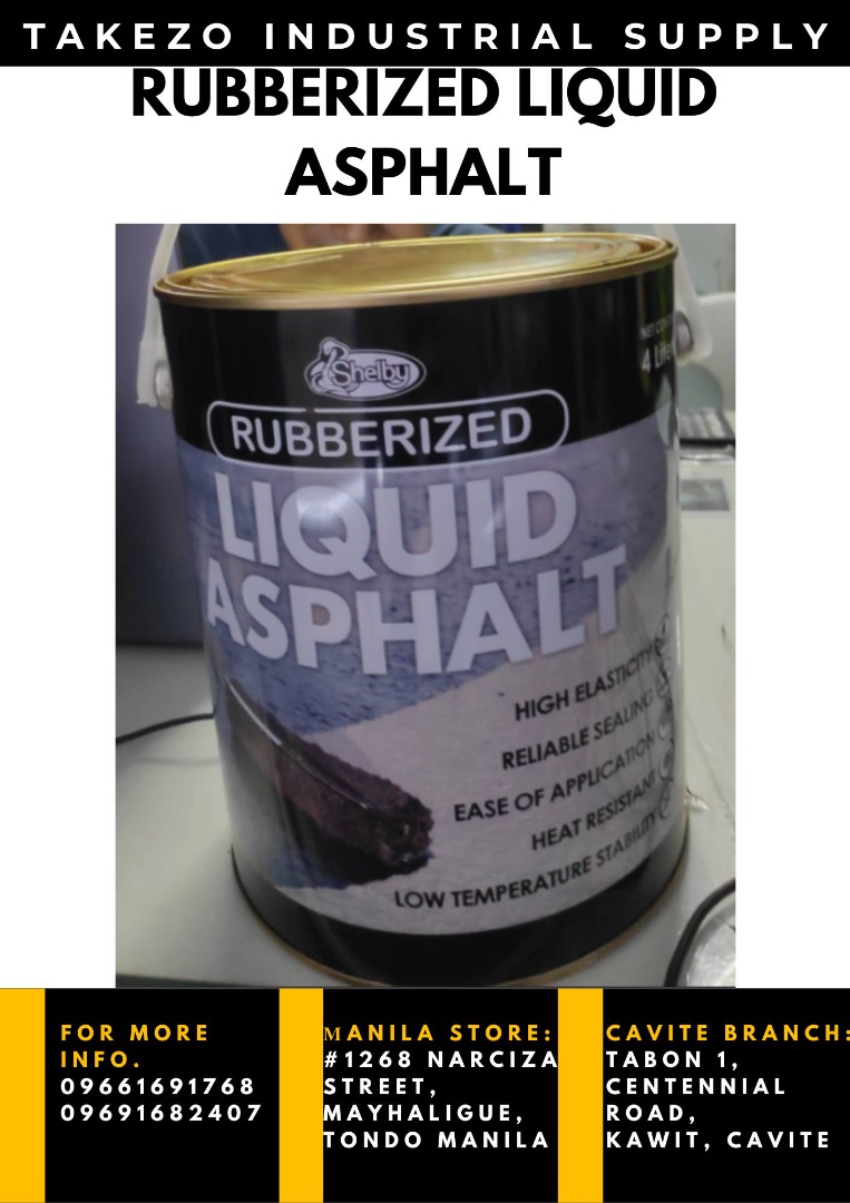Rubberized Liquid Asphalt, Commercial & Industrial, Industrial ...