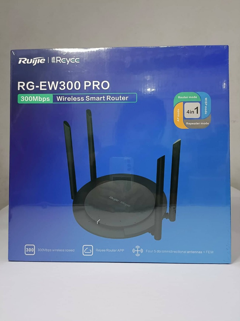 Ruijie-Reyee RG-EW300 PRO 300Mbps Wireless Smart Router, Computers & Tech, Parts & Accessories ...