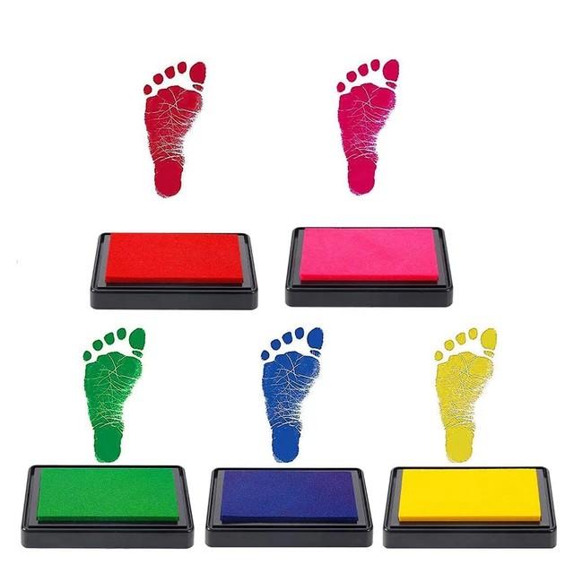 Safty Ink-pad Baby Prints Stamps Reusable Feet Hands Stamps Family ...