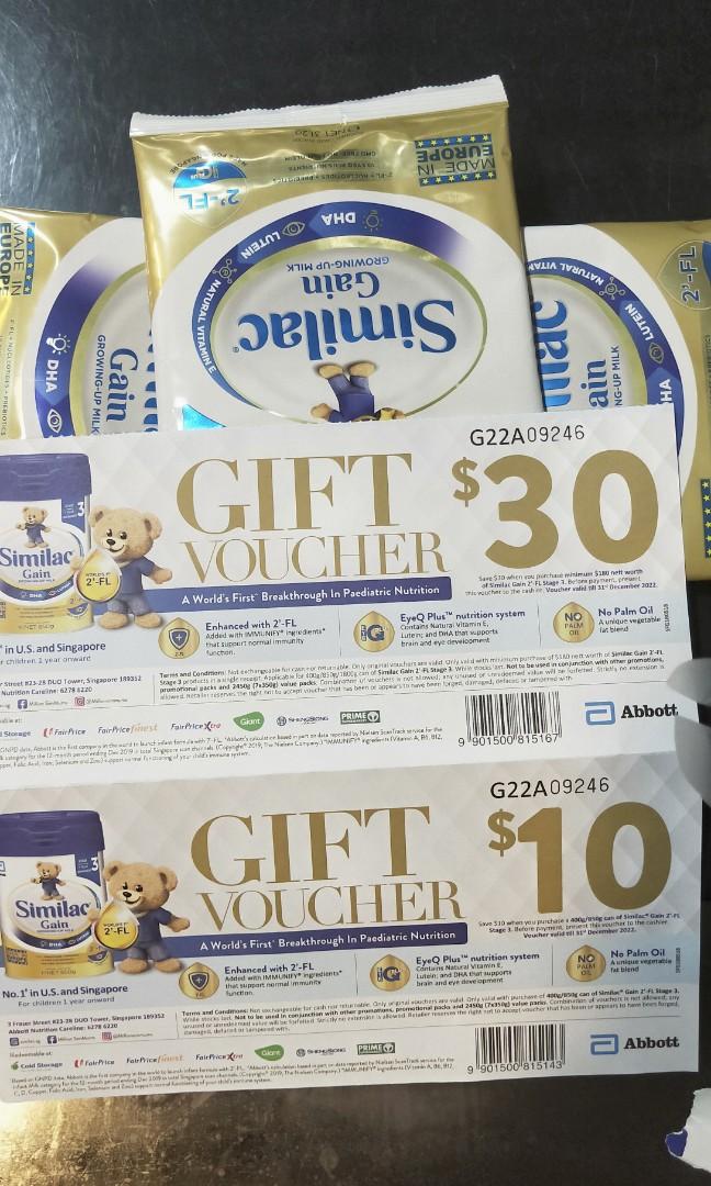 Similac stage 3 -- 3*packets, Babies & Kids, Nursing & Feeding, Weaning ...