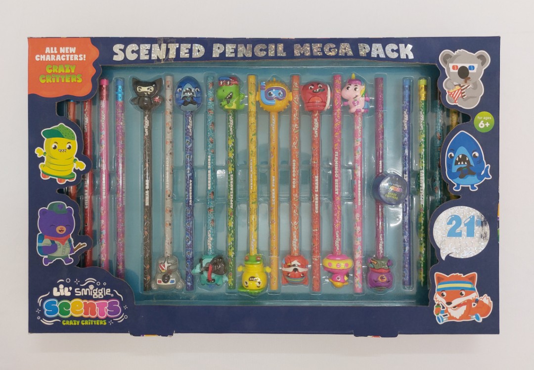 SMIGGLE Scented Pencil Mega Pack, Hobbies & Toys, Stationary & Craft ...