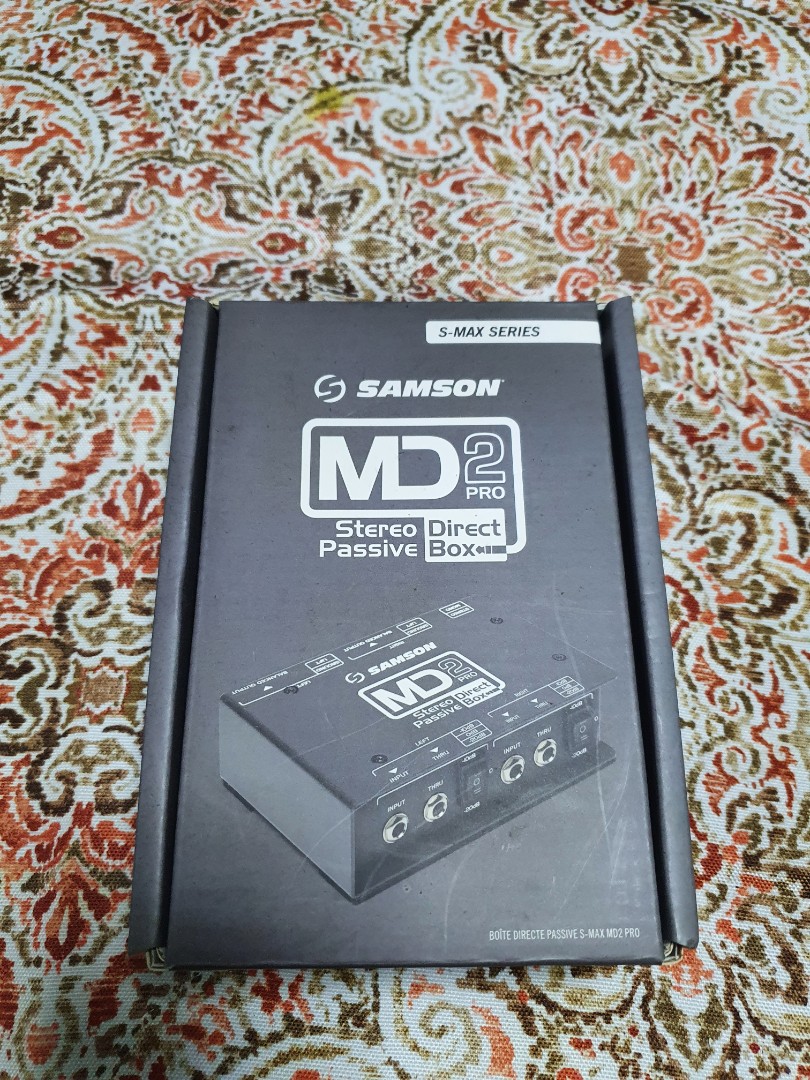 Stereo DI box Sampson MD2 Pro (Passive), Hobbies & Toys, Music & Media, Musical Instruments on ...