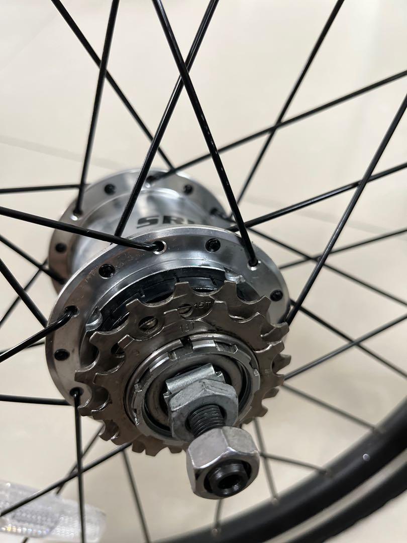 Sturmey Archer SRF3 internal hub 16 inch wheelset with tires, Sports ...