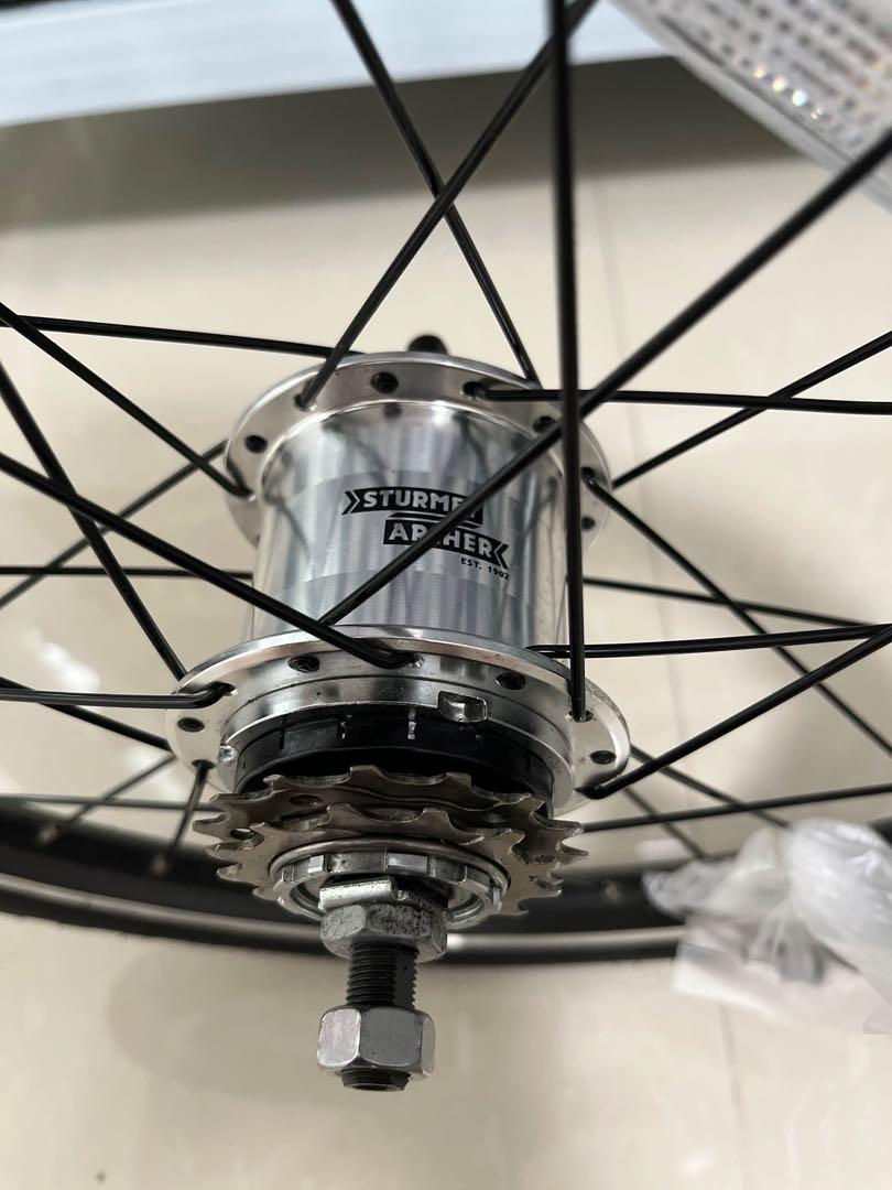 Sturmey Archer SRF3 internal hub 16 inch wheelset with tires, Sports ...