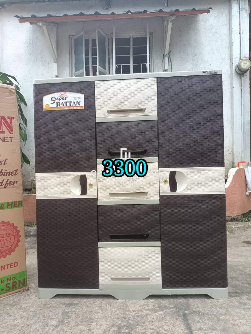 SUPER RATTAN DUAL CABINET, Furniture & Home Living, Furniture, Shelves ...