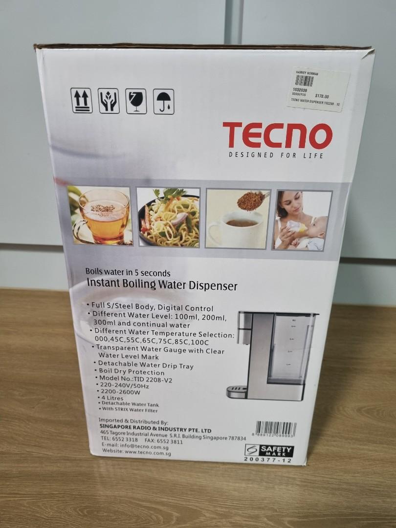 Tecno Instant Boiling Water Dispenser, Furniture & Home Living ...