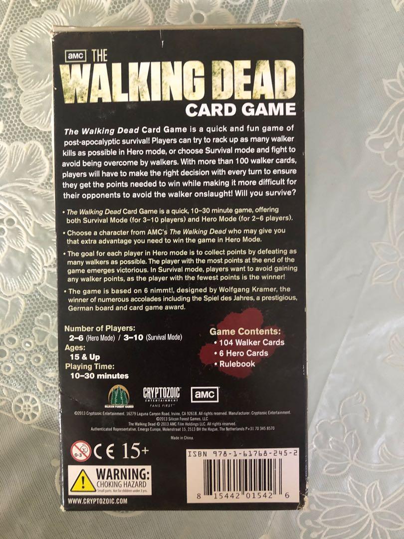 The Walking dead card game, Hobbies & Toys, Toys & Games on Carousell