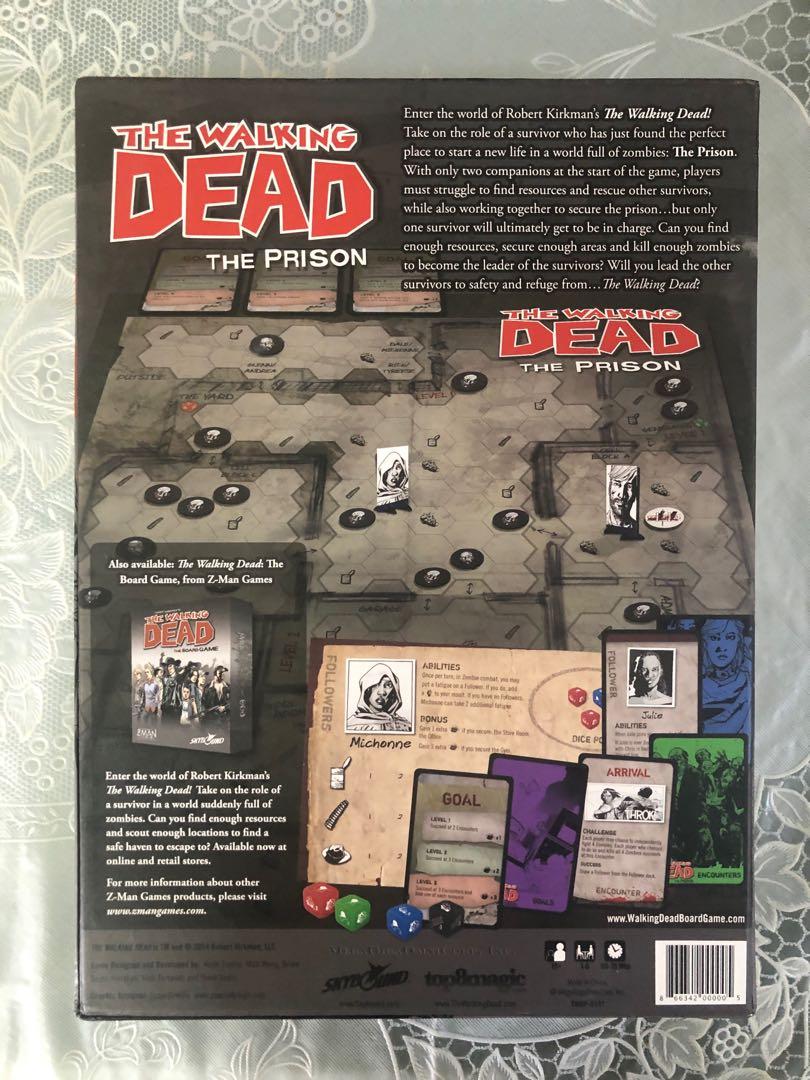 The Walking Dead The Prison Board game, Hobbies & Toys, Toys & Games on ...