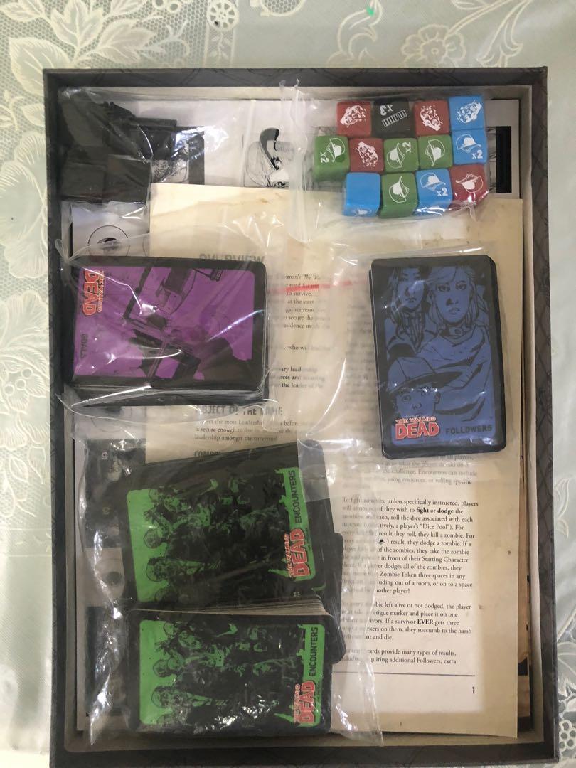 The Walking Dead The Prison Board game, Hobbies & Toys, Toys & Games on ...