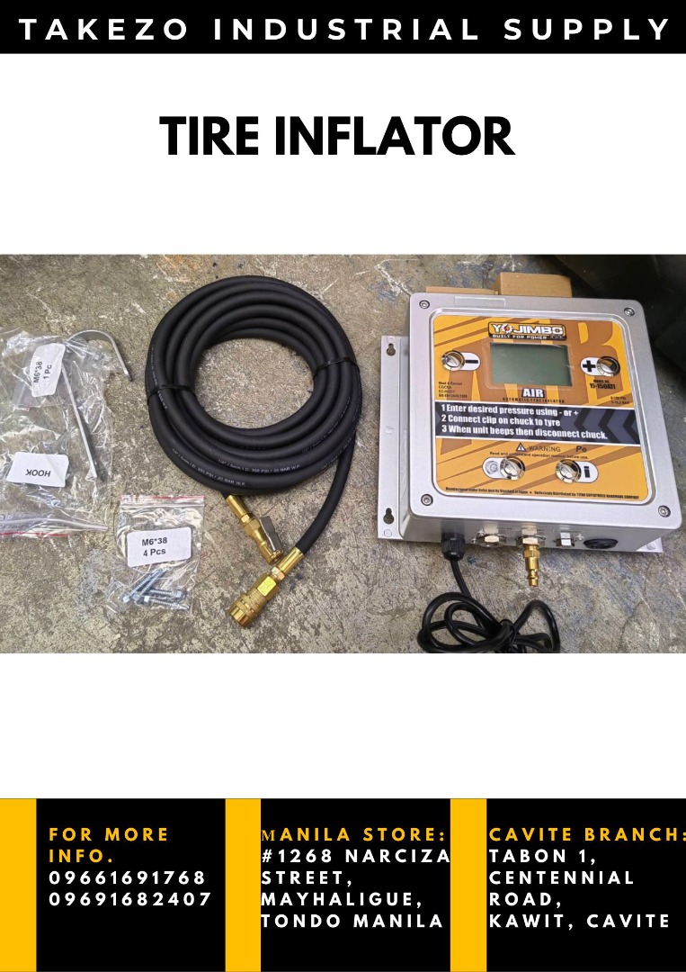 Tire Inflator, Commercial & Industrial, Industrial Equipment on Carousell