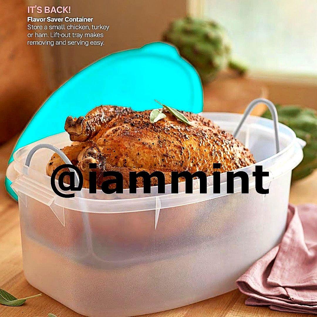 Tupperware Large Flavour Saver Container with Pull Out Tray and Handles ...