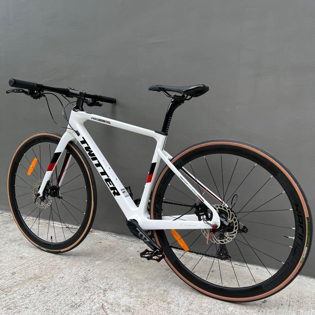 Twitter stealth pro carbon fiber hybrid road bike, Sports Equipment ...