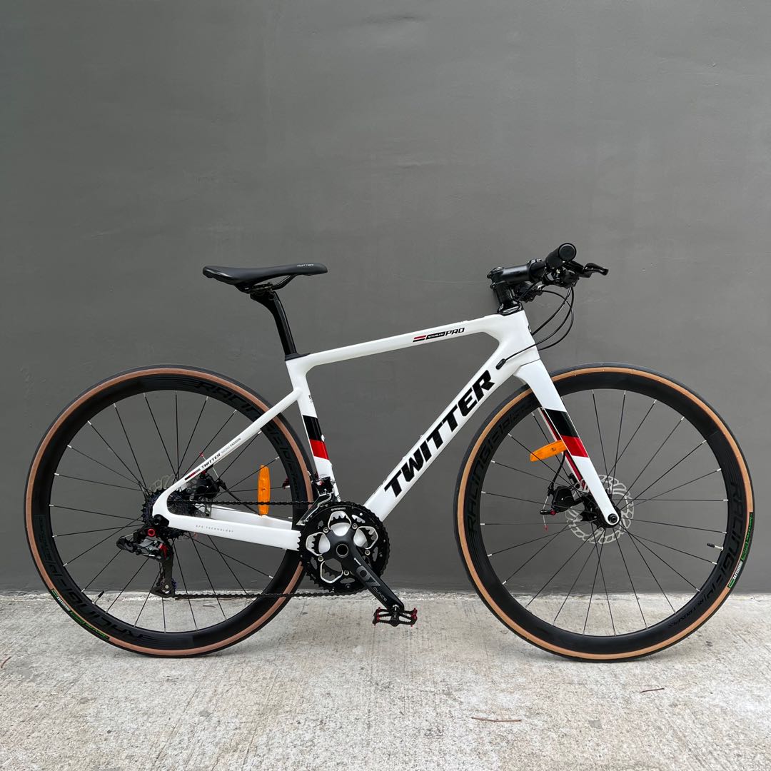 Twitter stealth pro carbon fiber hybrid road bike, Sports Equipment ...