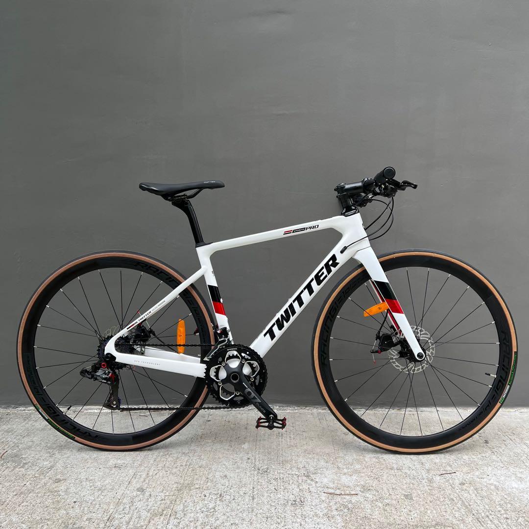 Twitter stealth pro carbon fiber hybrid road bike, Sports Equipment ...