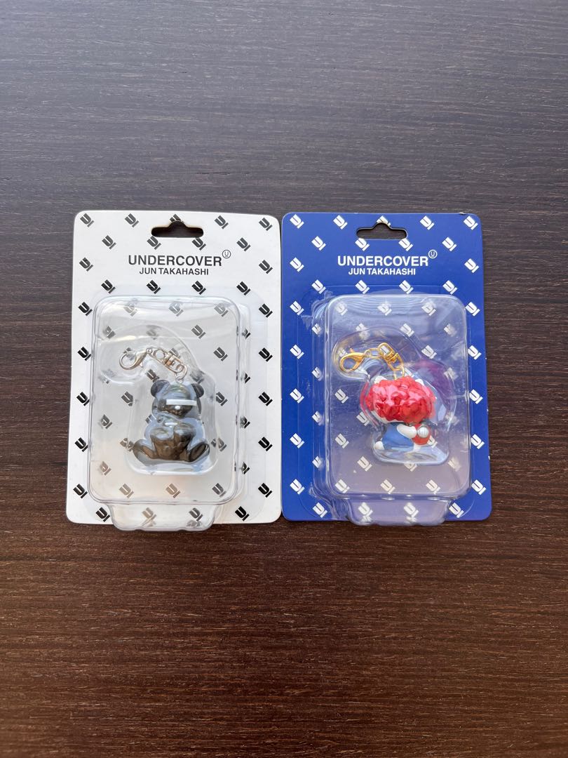 Undercover Hello Kitty + Blindfold bear Keychain, Hobbies & Toys, Toys ...