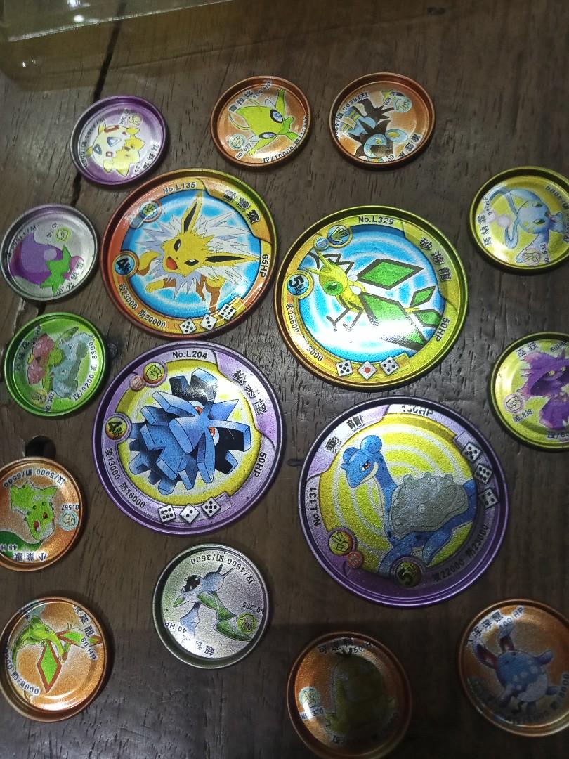 Vintage Pokemon Tin Toy Pogs Style Flying Soccer, Hobbies & Toys ...