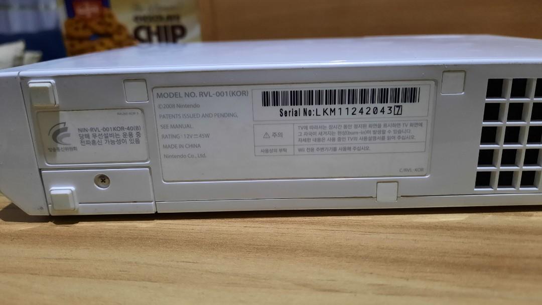 Wii Unit console only (Korean), Video Gaming, Video Game Consoles ...