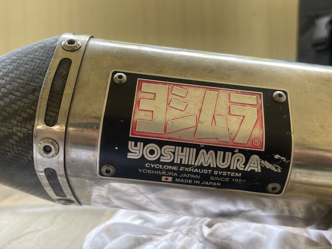 Yoshimura Tri-Cone Carbon End, Motorcycles, Motorcycle Accessories on ...