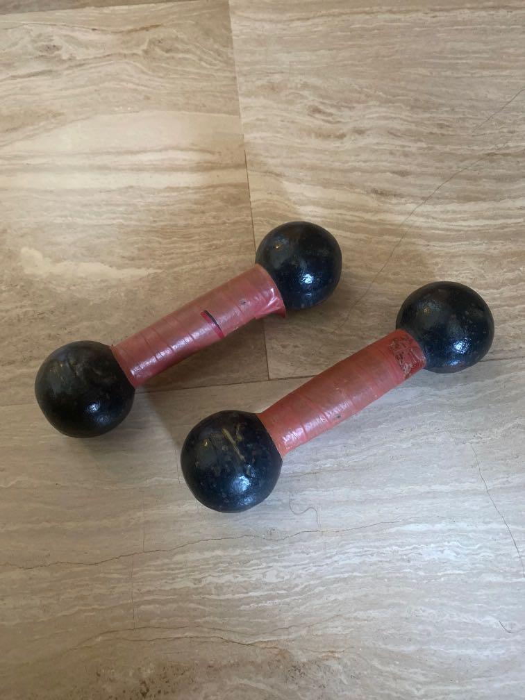 1kg Dumbell pair, Sports Equipment, Exercise & Fitness, Weights ...