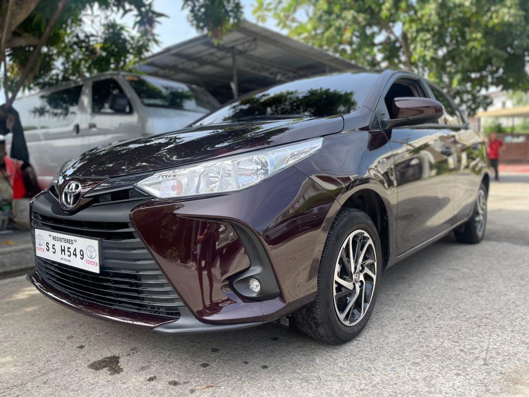 2022 Toyota Vios 1.3 XLE CVT Automatic Blackish Red Auto, Cars for Sale ...