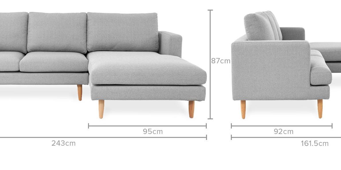 3.3 meter L shape sofa, Furniture & Home Living, Furniture, Sofas on ...
