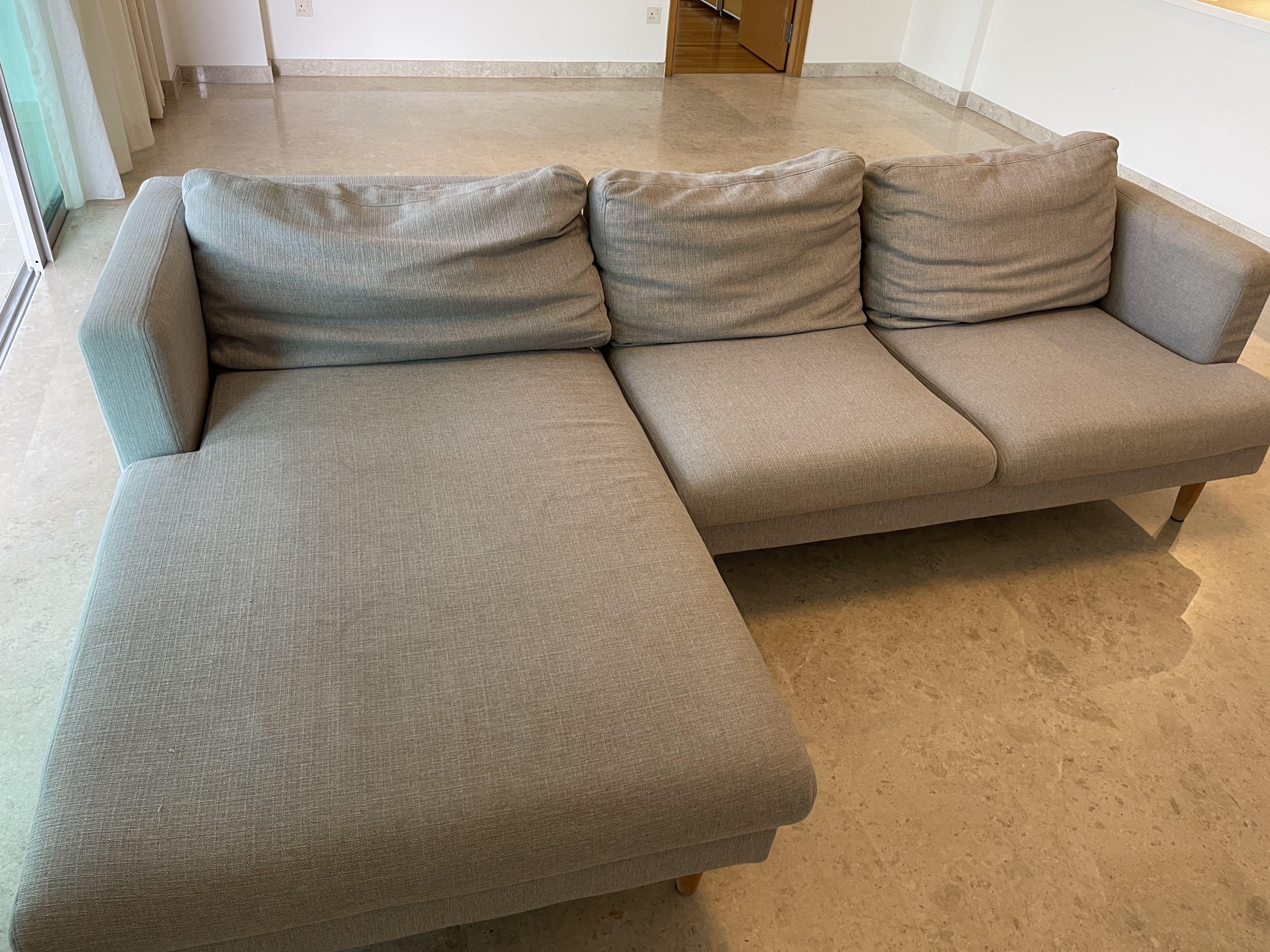 3.3 meter L shape sofa, Furniture & Home Living, Furniture, Sofas on ...