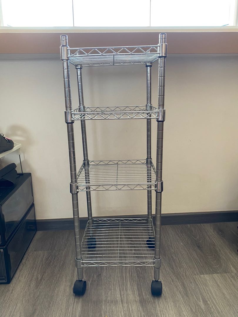 4 tier metal rack, Furniture & Home Living, Furniture, Shelves ...