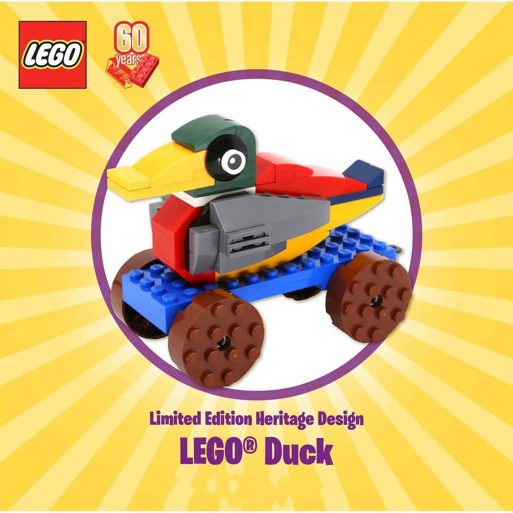 6258620 LEGO 60th Anniversary Limited Edition Heritage Classic Duck ...